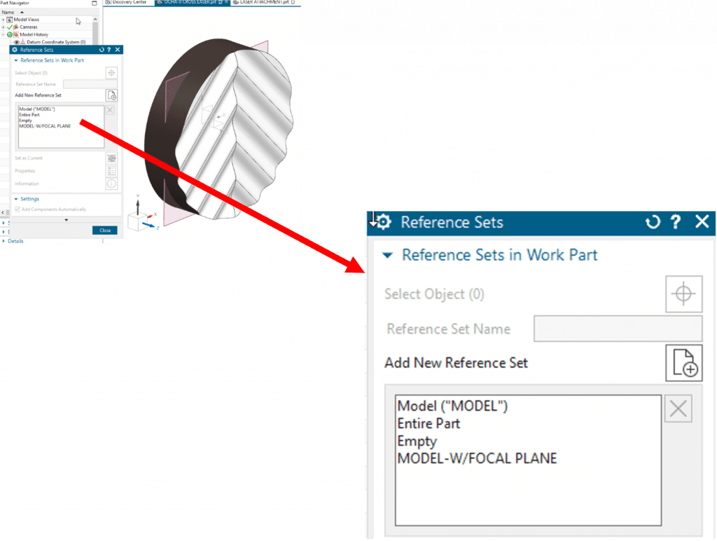 What is a Reference Set | NX CAD | Swoosh Technologies