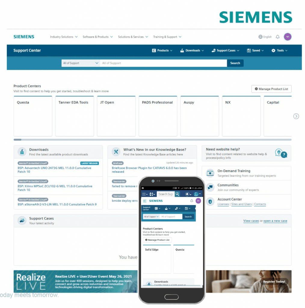 Siemens News & Software Announcements | Swoosh Technologies