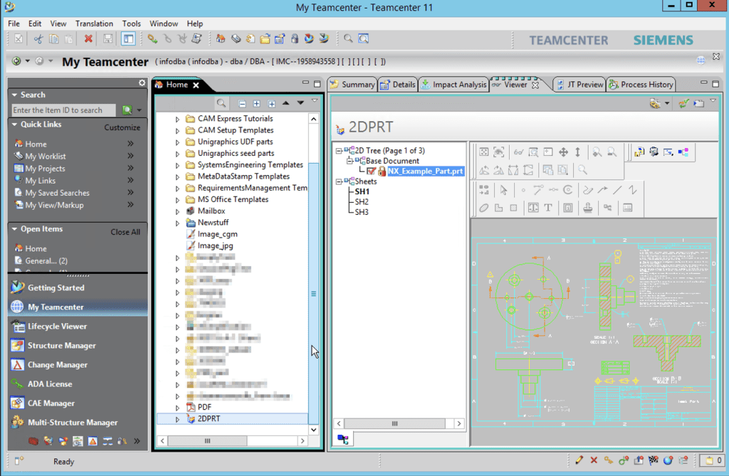 Teamcenter Visualization Embedded Viewer